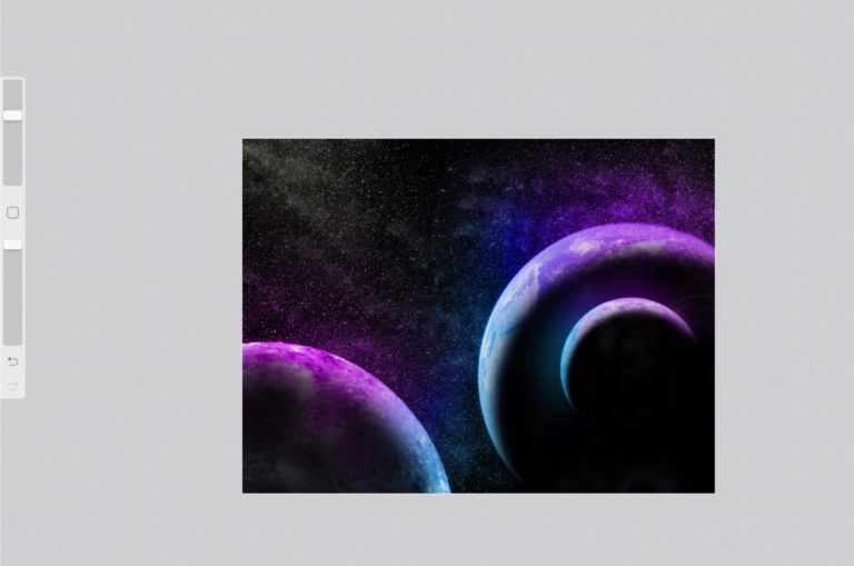 Tutorial: How to paint a simple Space Scene in Procreate - Ioanna ...
