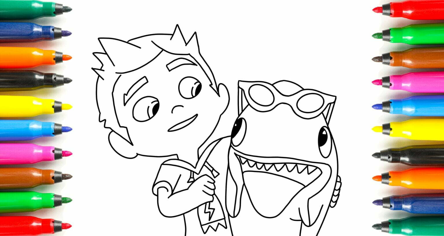 Coloring Sharkdog (Netflix) - Ioanna Ladopoulou – Art & Design