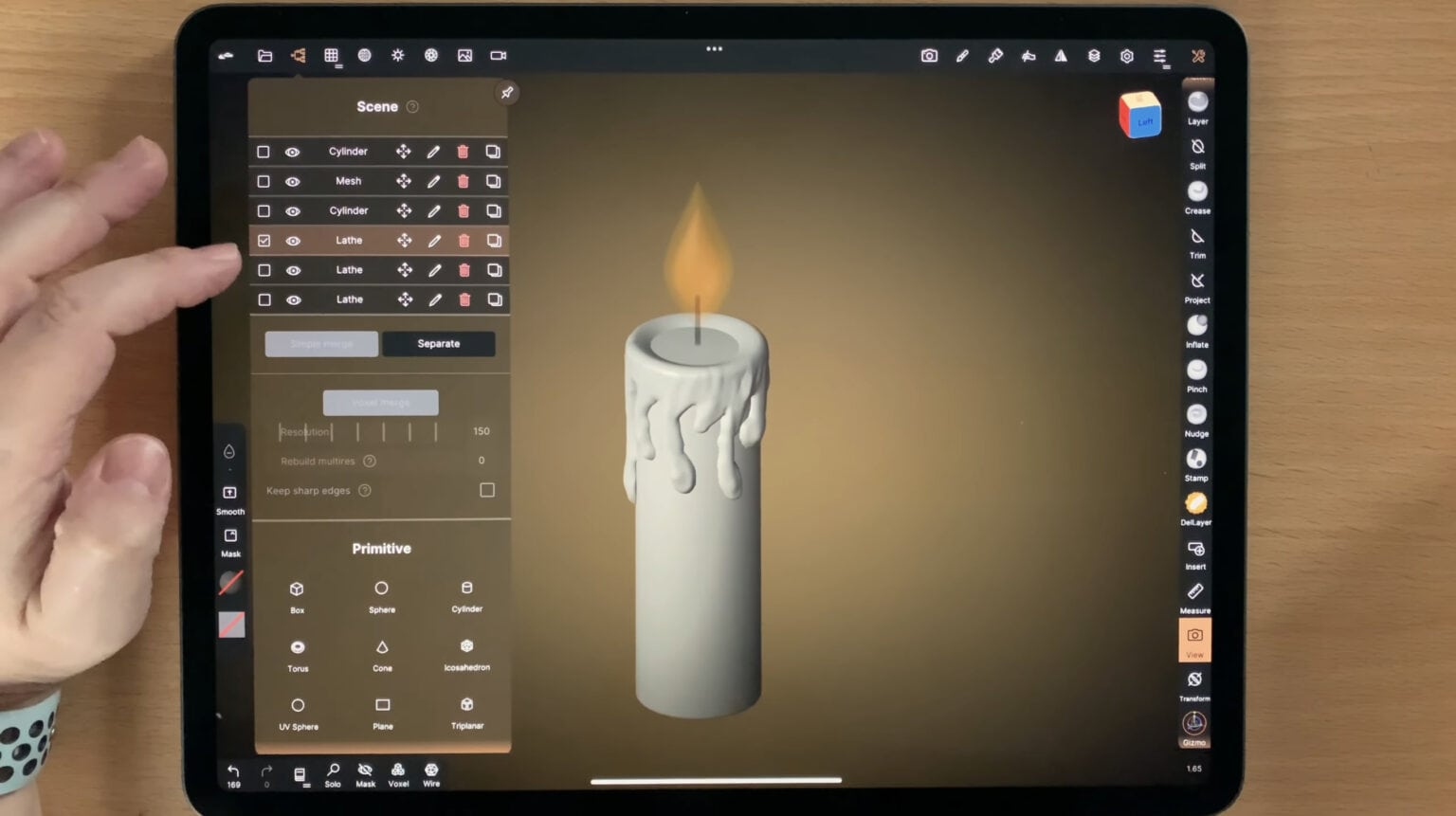 Tutorial: Semi-Realistic Flame in Nomad Sculpt - Ioanna Ladopoulou ...
