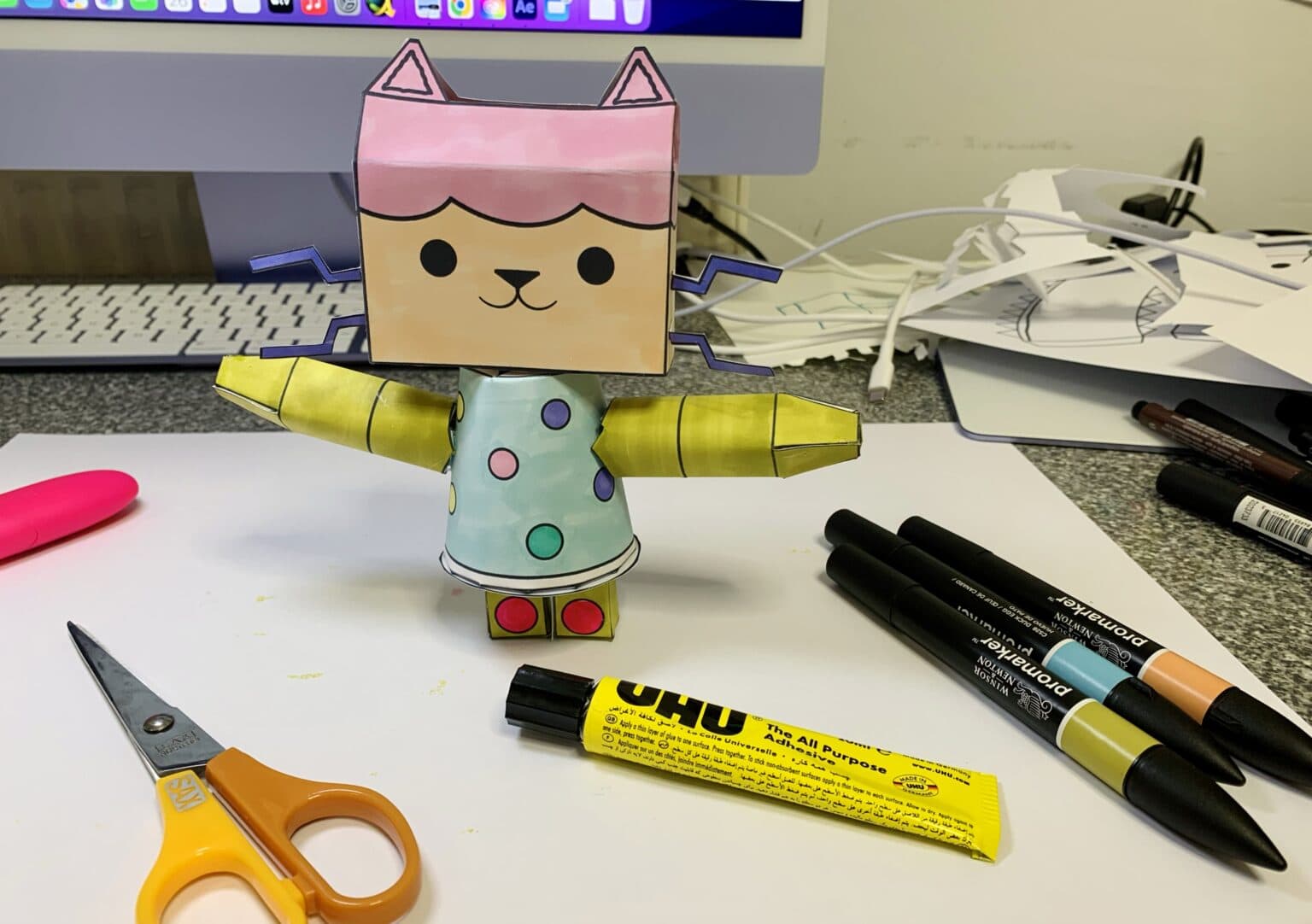 Baby Box Paper Craft (+free template) - Ioanna Ladopoulou – Art & Design