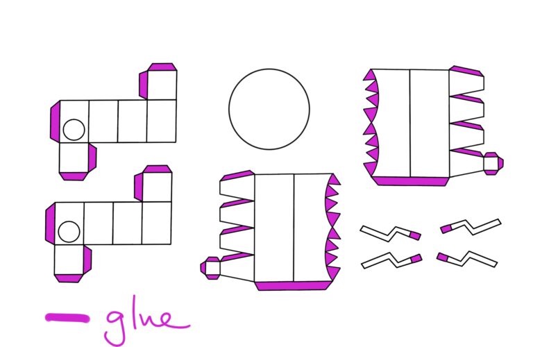 Baby Box Paper Craft (+free template) - Ioanna Ladopoulou – Art & Design