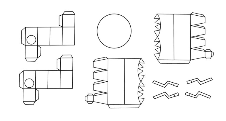 Baby Box Paper Craft (+free template) - Ioanna Ladopoulou – Art & Design