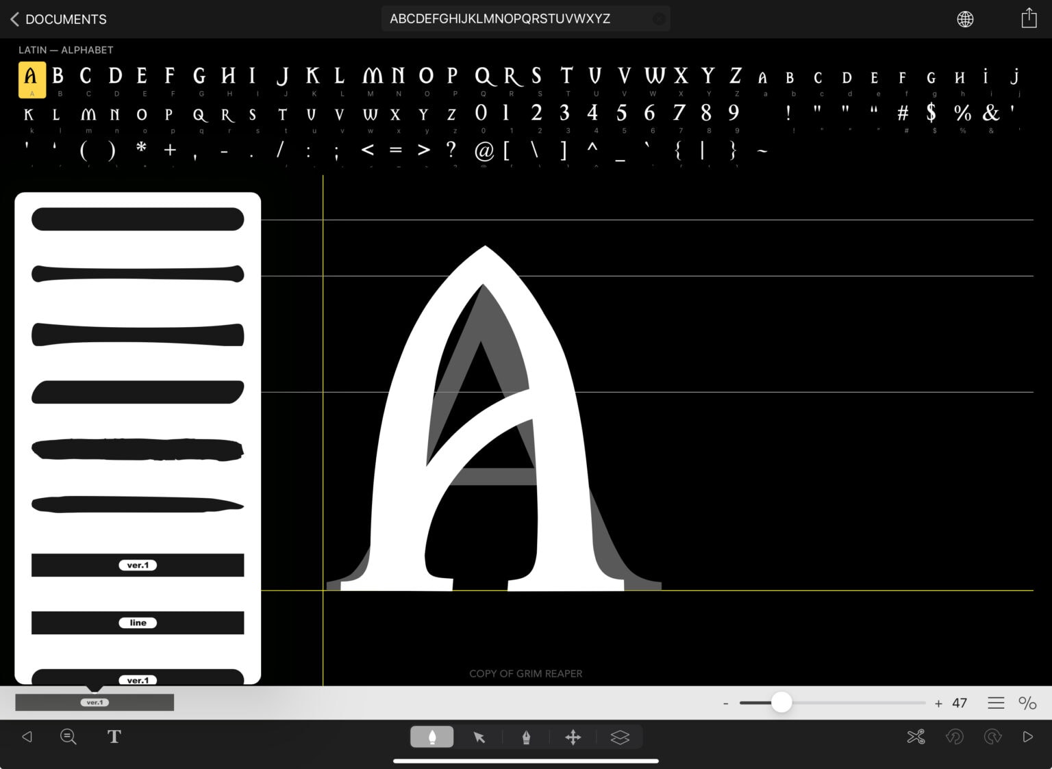 Review: iFontMaker app - Ioanna Ladopoulou – Art & Design