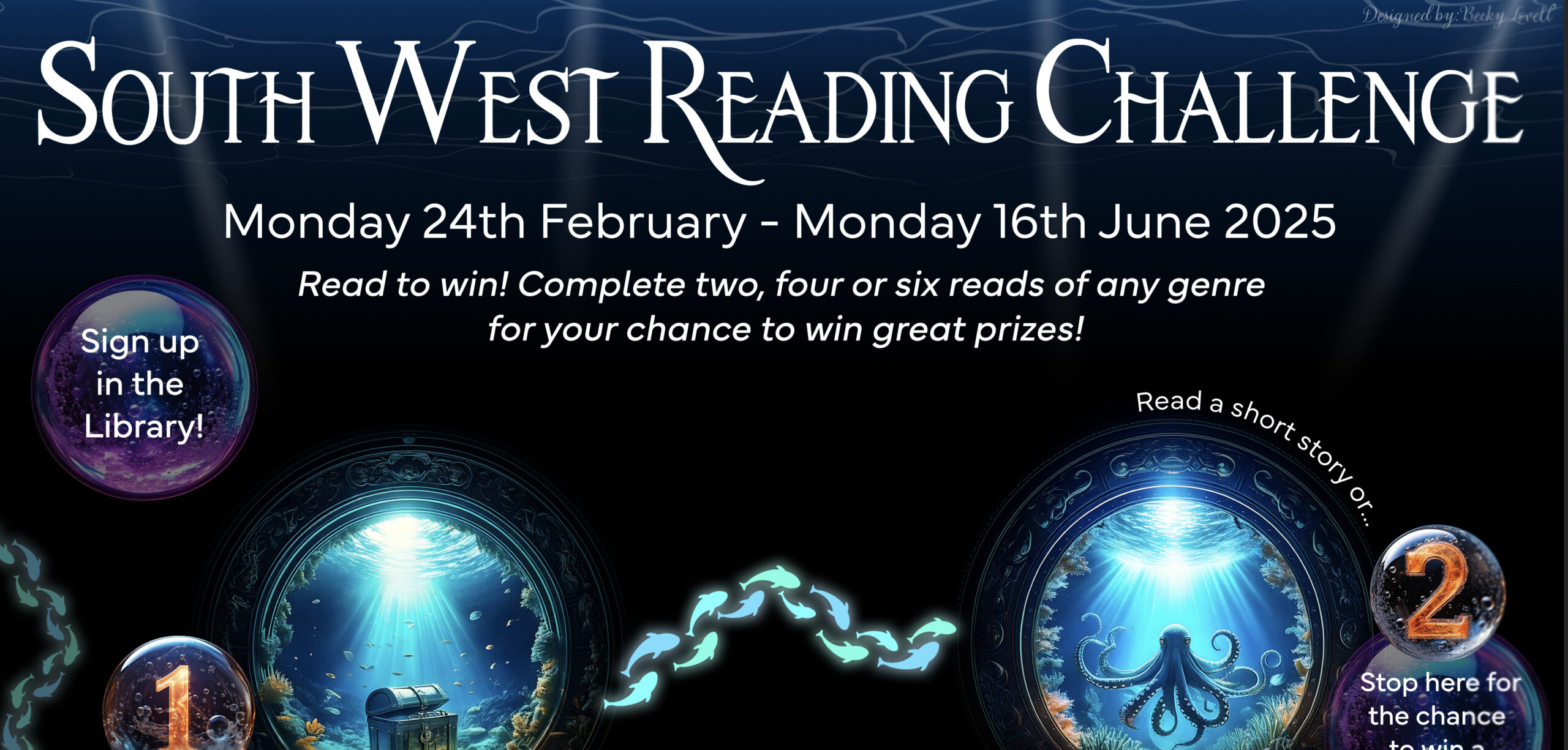 Reading Challenge Poster - Ioanna Ladopoulou – Art & Design